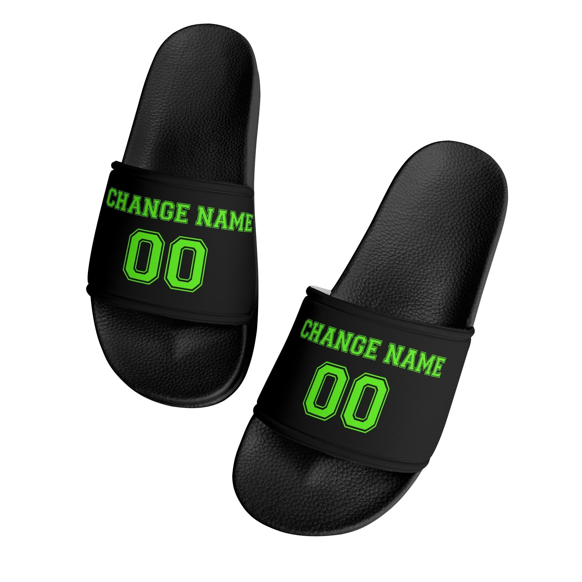 BEAST Ballers Kids PVC Black and White Slides – Sentiments by Ellazandra